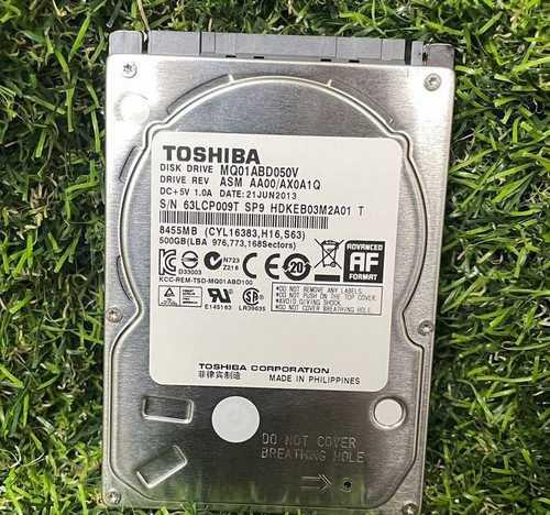 Жесткий диск toshiba SATA 2.5" 500GB 5400RPM