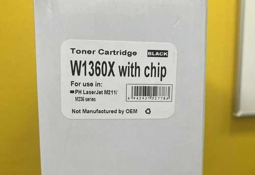 Картридж W1360X (136X ) С чипом