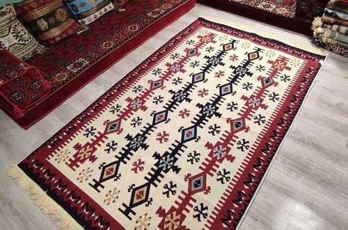 Турецкие тканные эко двусторонние килимы ковры
