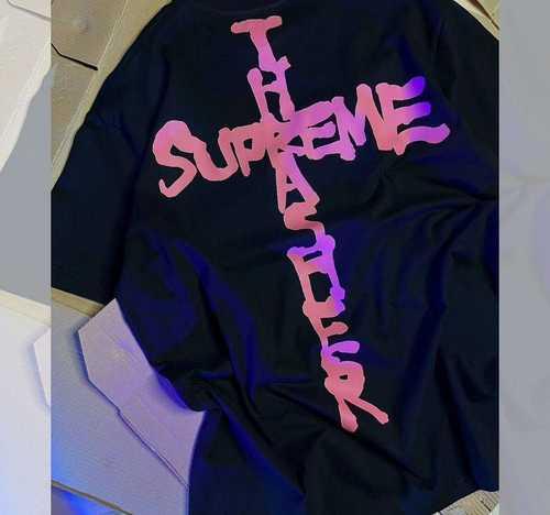 Футболка thrasher x Supreme