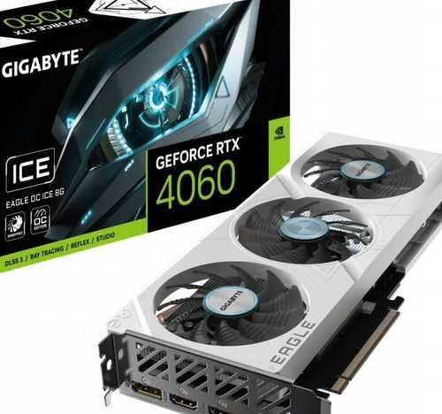 Видеокарта gigabyte geforce rtx 4060 eagle oc ice