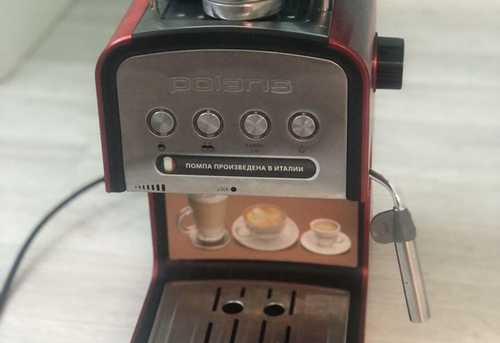 Кофеварка рожковая polaris с капучинатором