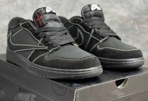 Кроссовки Nike Air Jordan 1 Low Travis Scott Black