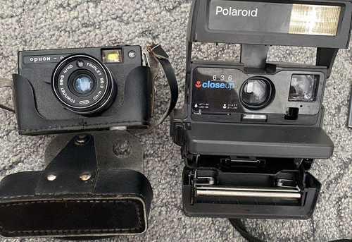 Плёночный фотоаппарат polaroid и орион(orion)