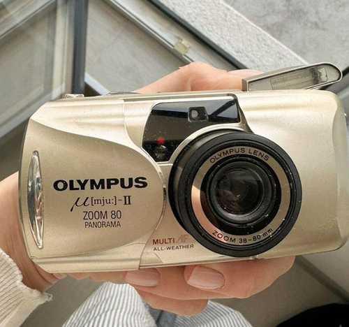 Пленочный фотоаппарат olympus mju ii zoom 80