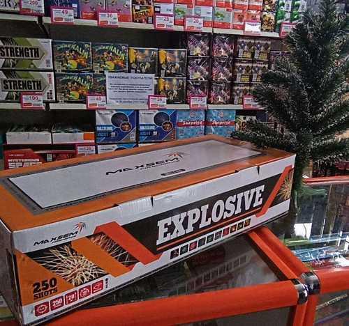 Салют Explosive 250 залпов, 10 эффектов