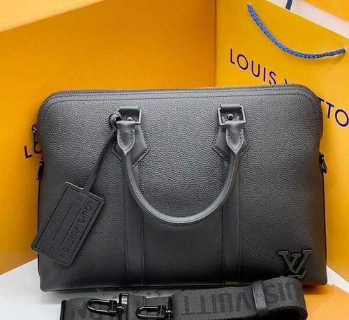 Портфель мужской Louis Vuitton LV натуральная кожа