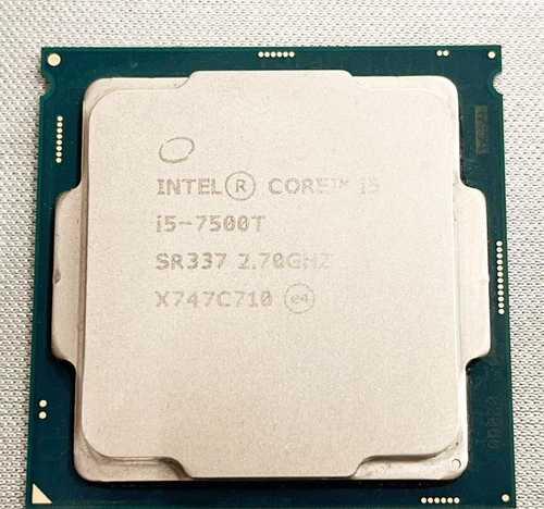 Процессор intel core i5-7500t