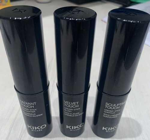 Kiko milano хайлайтер, румяна, контур