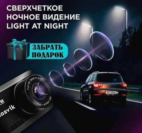 4K Автомобильный видеорегистратор Hasvik DVR S16