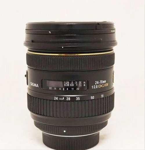 Объектив Sigma (Nikon) AF 24-70mm F2.8 IF EX DG AS