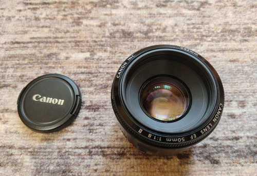 Объективы Canon EF 50mm f/1.8 II, Canon EF-S 17-85