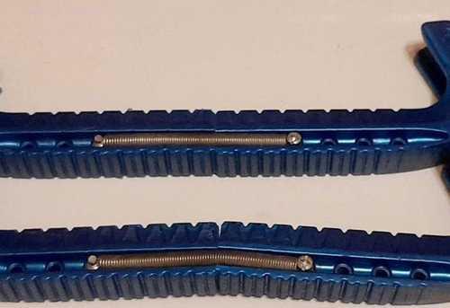 Чехлы на лезвия Guardog синие размер 7,25-7,75
