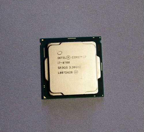 Процессор Intel Core i7 8700