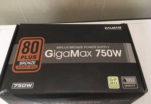 Блок питания Zalman GigaMax 750w
