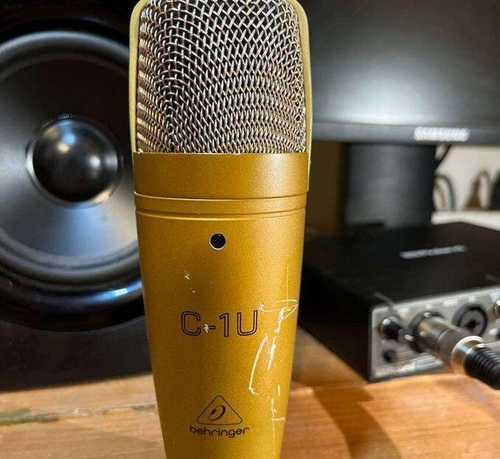 Улучшенный микрофон behringer c1u: заменён капсюль
