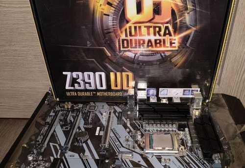 Материнская плата gigabyte z390 ud + i5 9600k