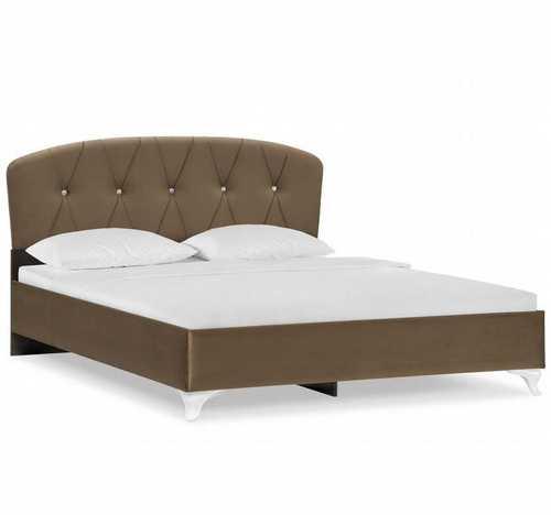 Кровать Алберто 160х200 Ажур 22 коричневая. Москва