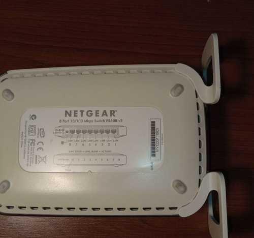 Сетевой switch Netgear FS608 8 портов 100Mbps