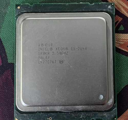 Intel Xeon e5 2640 cpu