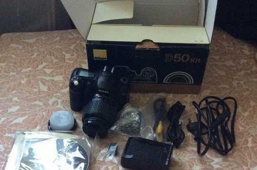 Nikon d50 kit пробег 34729