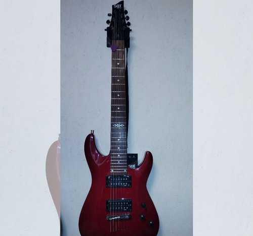 Электрогитара Schecter SGR C-7 Metallic red