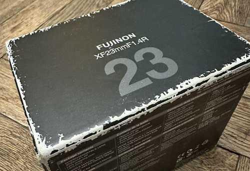 Коробка от fujinon XF23mm f1.4R