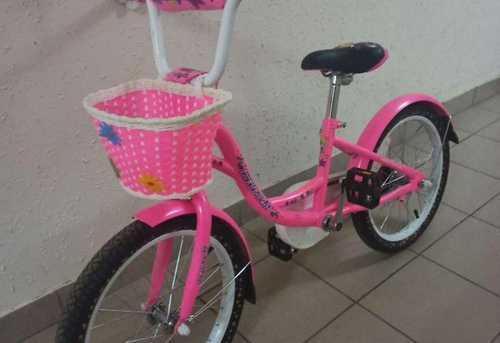 Велосипед rush princess 18 для девочек 5-7 лет