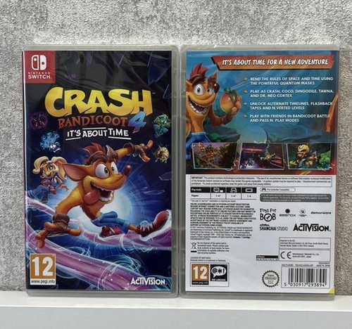 Crash Bandicoot It’s About Time 4 Nintendo Switch