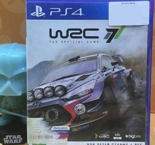 PS4 WRC 7 (английская версия) б/у