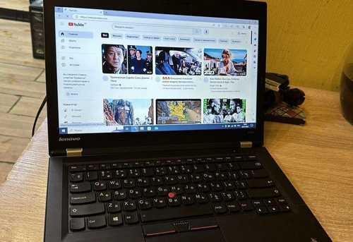 14" Lenovo THINKPAD T430u, 128 ГБ, Core i5-3317U, RAM 4 ГБ, GeForce GT 620M 1 ГБ