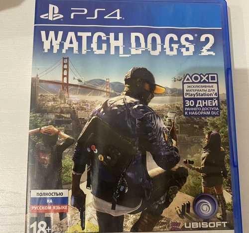 Watch dogs 2 ps4 диск