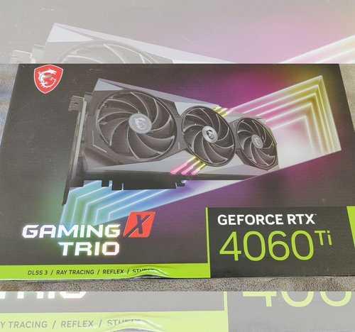 Видеокарта geforce RTX 4060ti gaming X trio MSI