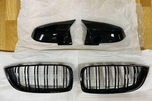 Накладки зеркал решетки радиатора BMW F32 F36