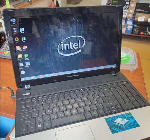 Ноутбук Packard Bell i5/8Гб/SSD 120Гб/15.6"/dvdrw