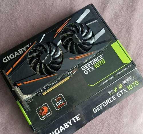 Видеокарта gtx 1070 8gb gigabyte