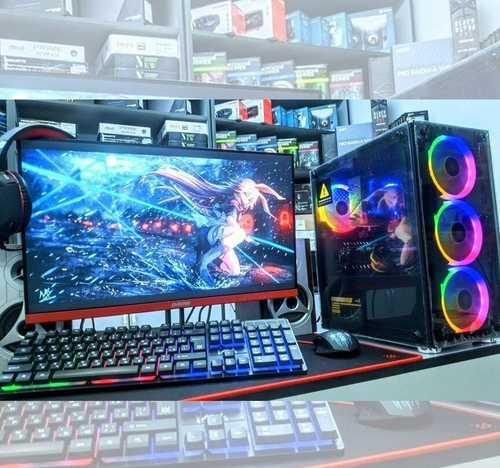 Игровой пк под заказ Ryzen 3 1200   RX 580 8гб