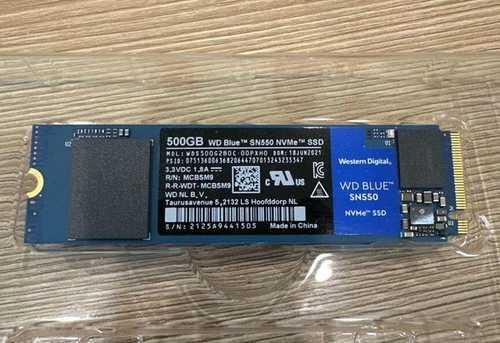 SSD WD Blue SN550 NVMe 500gb