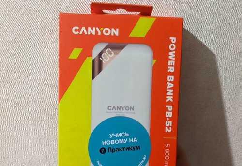 Power bank Canyon PB-52 (Новый) 5000mah