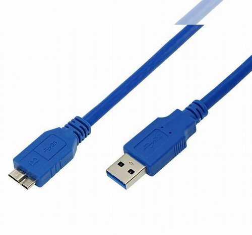 Шнур штекер USB A 3.0- штекер micro USB 3.0 0,75 м