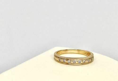 Золотое кольцо с бриллиантами (41044 )