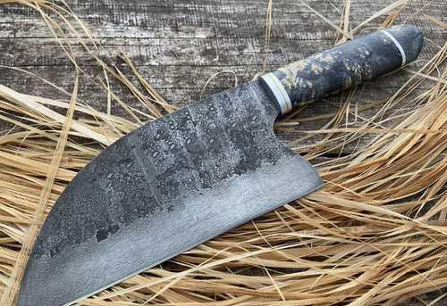 Сербский нож №1", клинок из Дамасской стали, рукоя