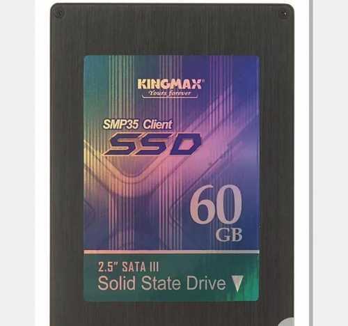 SSD накопитель Kingmax SMP35 60гб, 2.5", SATA III