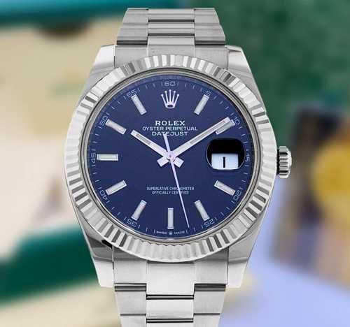 Часы Rolex Datejust 41mm blue