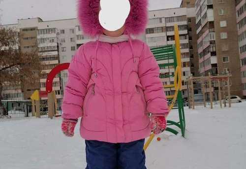 Зимний костюм на девочку