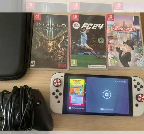 Nintendo switch oled белый