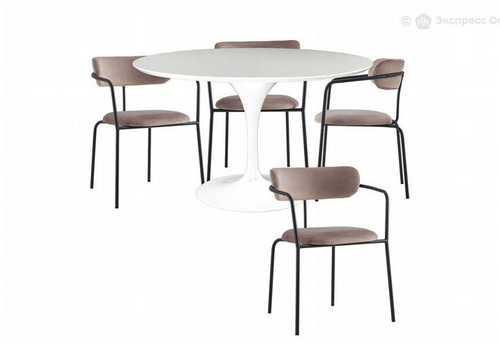 Обеденная группа стол FR 0222 и 4 стула FR 0548