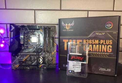 Материнская плата Asus Tuf gaming + i5 9400f