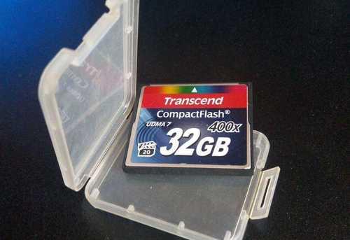 Compactflash 32gb transcend 400x