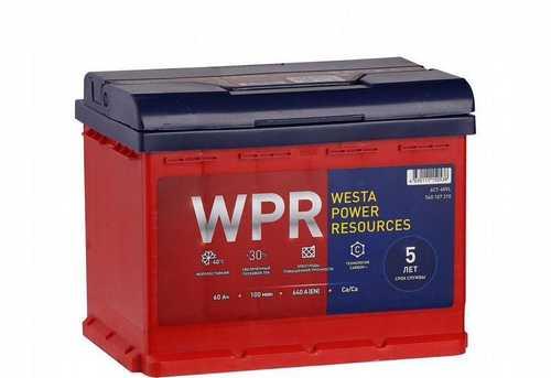 Аккумулятор WPR Premium 60 А/ч обратная En640a